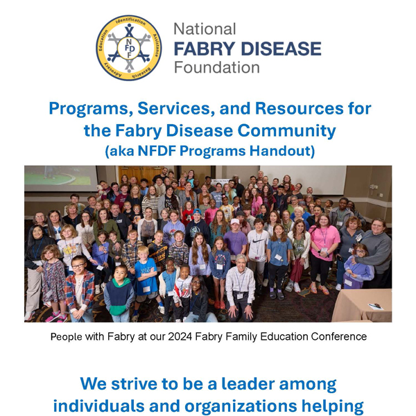 National Fabry Disease Foundation - Home